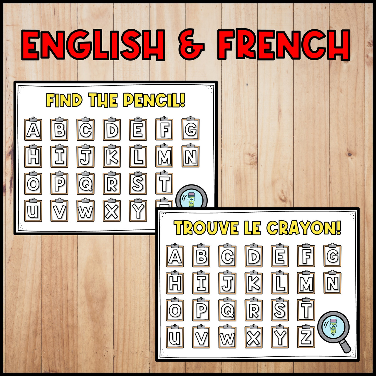 Back to School Digital Hide and Seek | Letters Numbers Shapes Colors