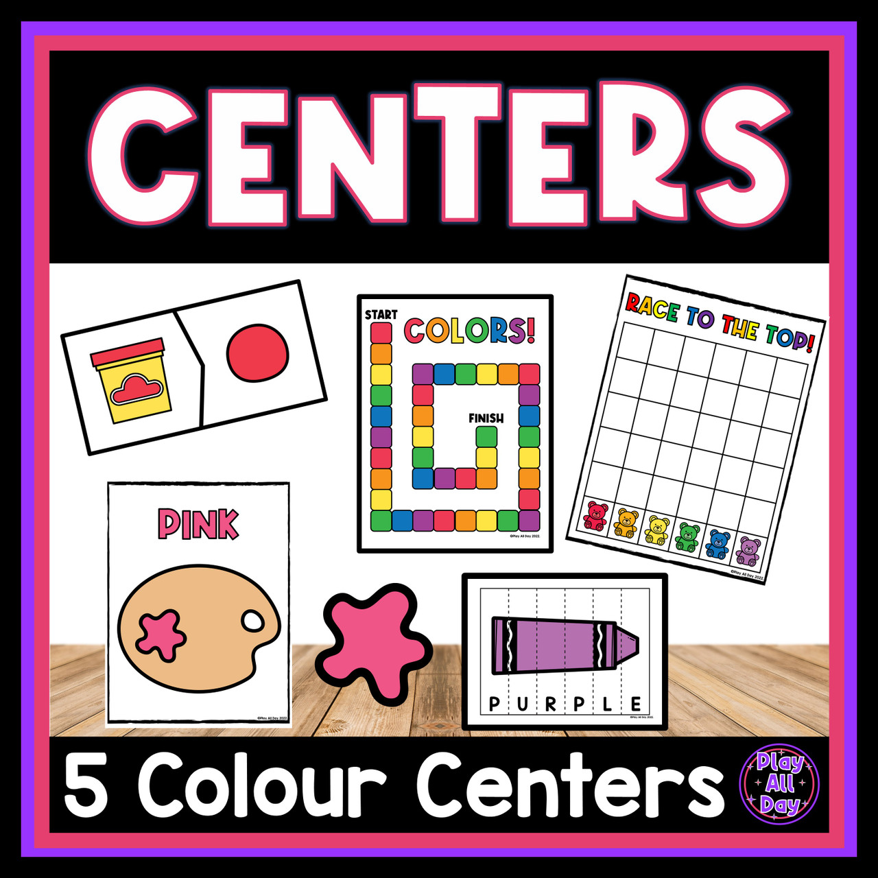 Color Centers | Colour Activities - Amped Up Learning