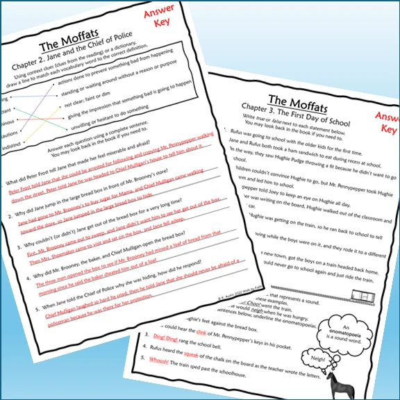 The Moffats Novel Study