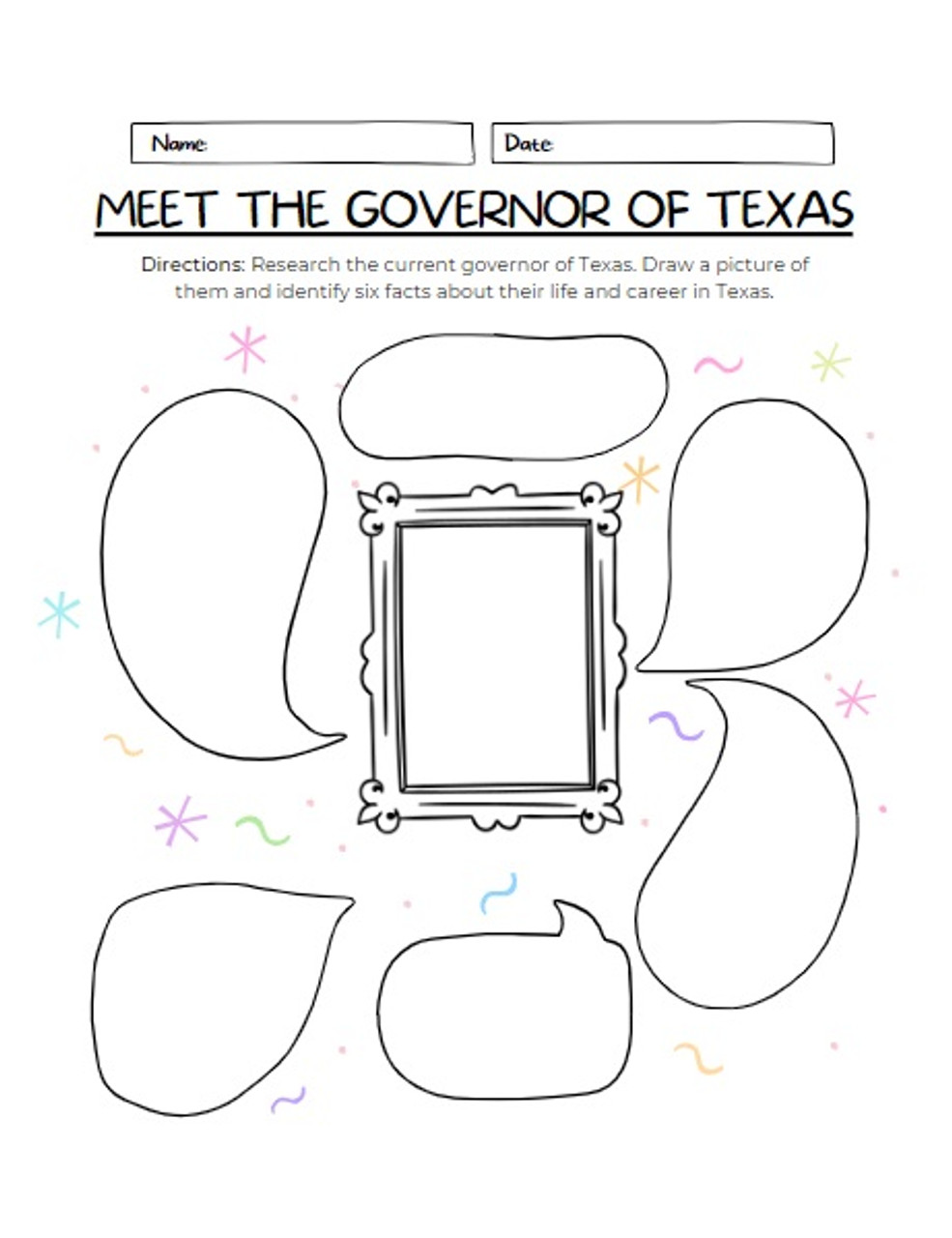 Texas History: Regions of Texas PowerPoint and Activities