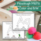 PREWRITING ALPHABET PLAYDOUGH ACTIVITY MATS