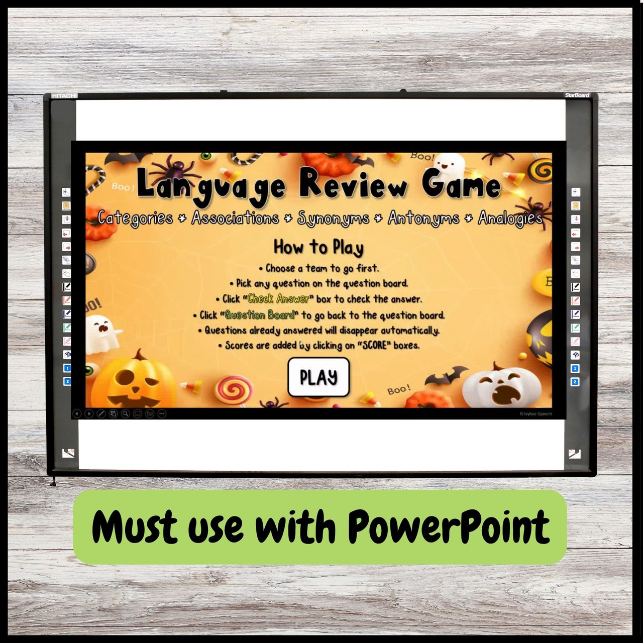 Halloween Categories Associations Synonyms Antonyms Analogies ...
