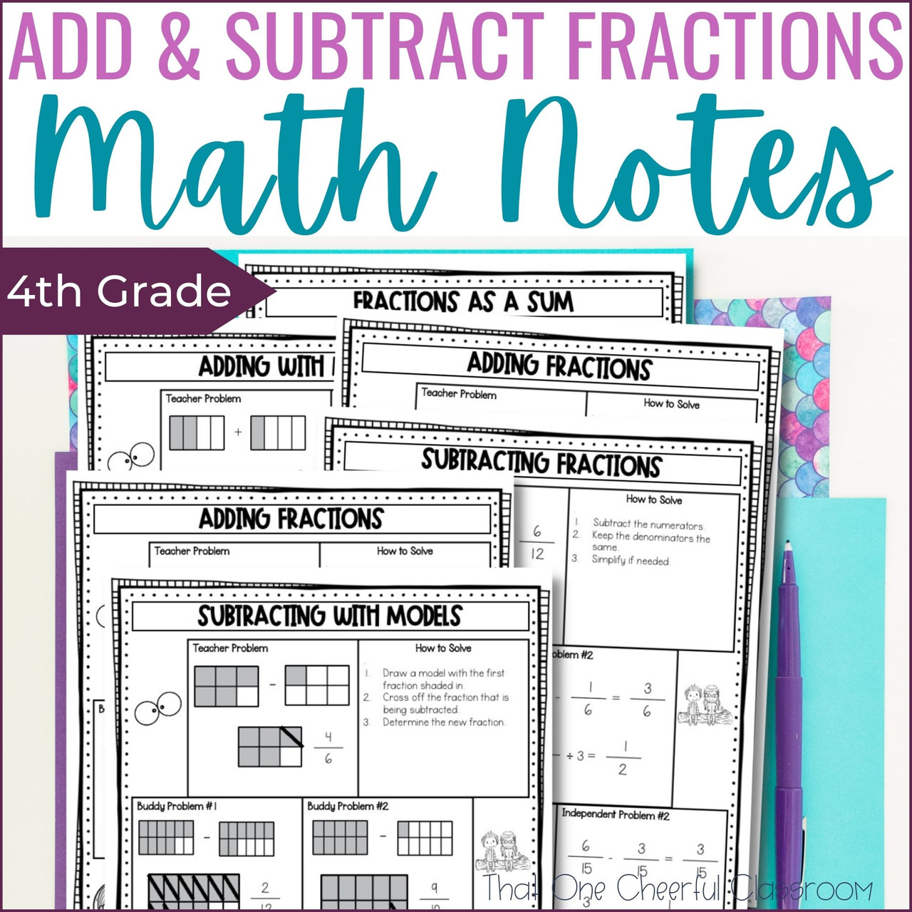 Adding And Subtracting Notes