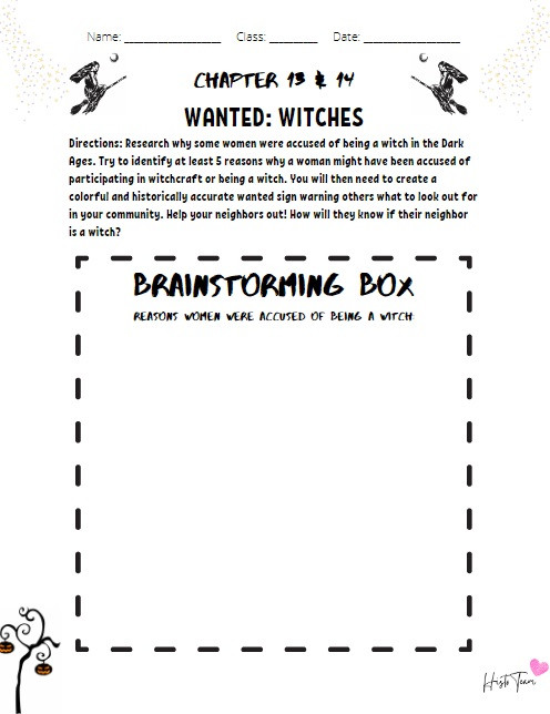 The Halloween Tree Novel Study