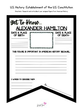 Research Pennants of Important Figures From The Constitutional ...