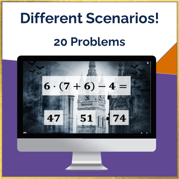 Halloween Order of Operations Activity | Digital Escape Room - Amped Up ...