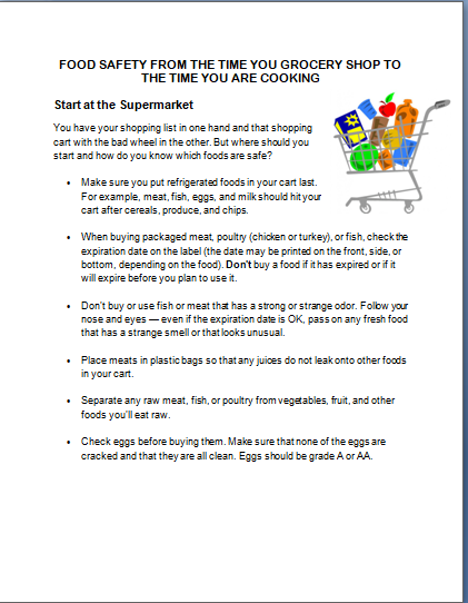 18 Food Safety Facts You Need to Know by the Time You are 18 - Amped Up ...