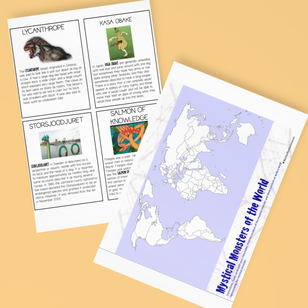 Monster Mash:A Study of Mystical Monsters of The World (Geography ...