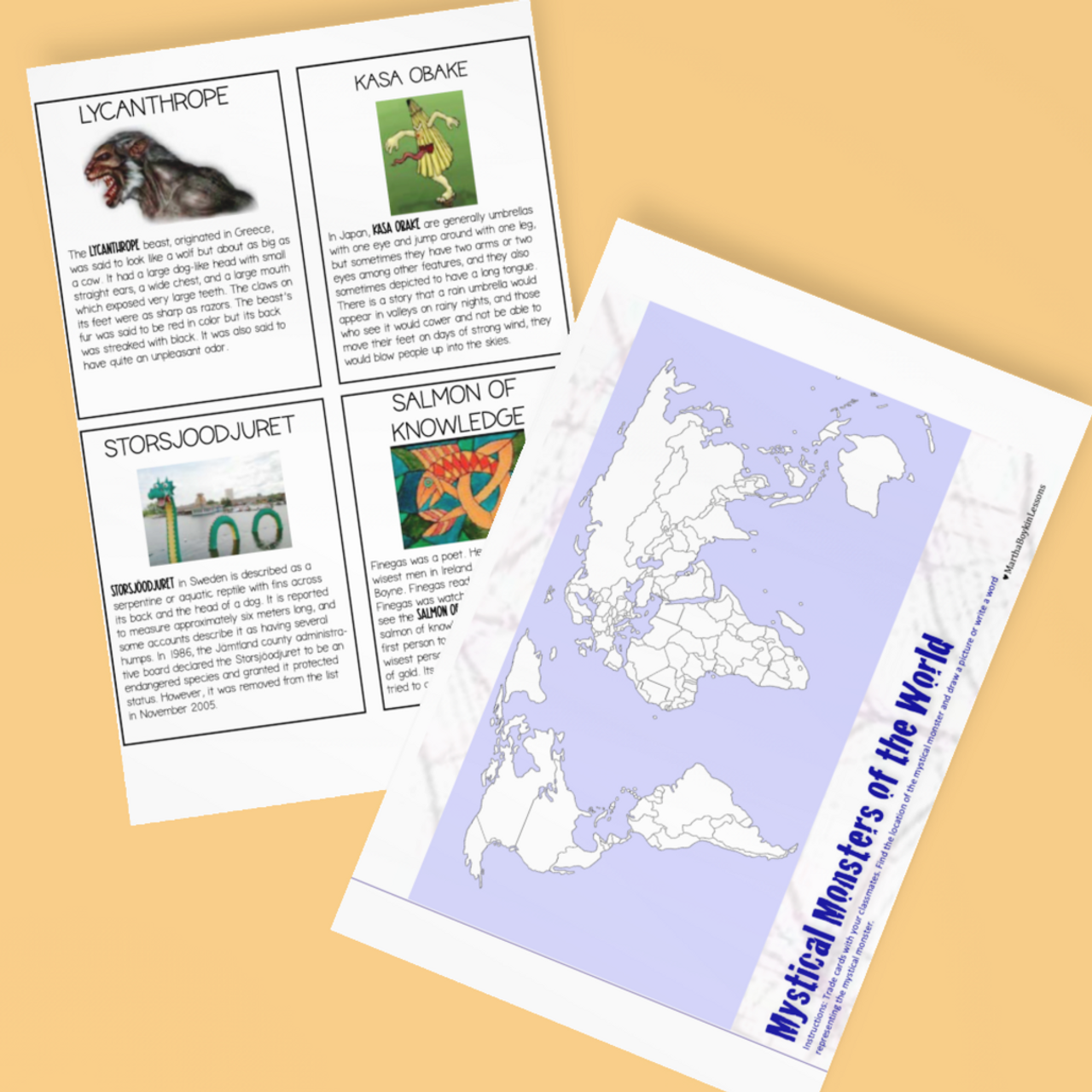 Monster Mash:A Study of Mystical Monsters of The World (Geography ...