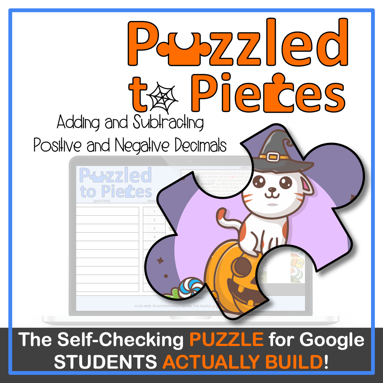 Adding & Subtracting Positive and Negative Decimals Puzzled to Pieces ...