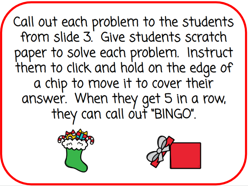 Christmas - One Step Equation Bingo - Multiplication and Division ...