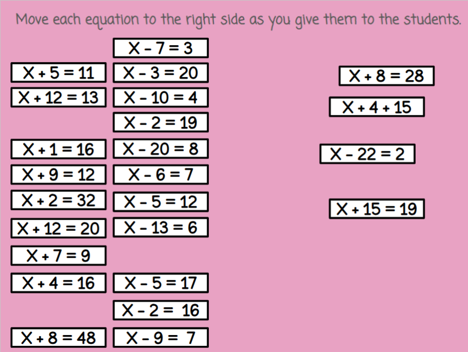 Valentine's Day One-Step Equation Bingo - Add & Subtract - Digital and ...
