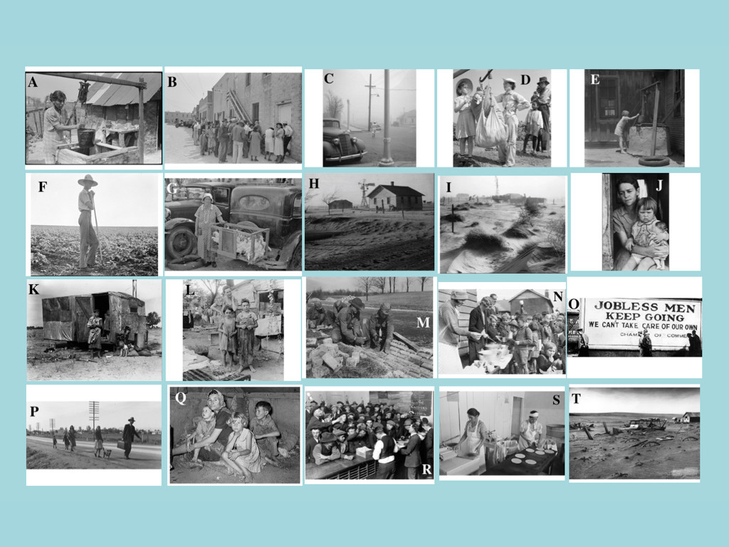 Texas During the Great Depression Reading and Activities