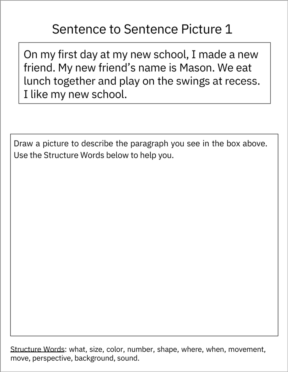 40 Verbalize & Visualize Strategy Mini-Lesson Activities for Language ...