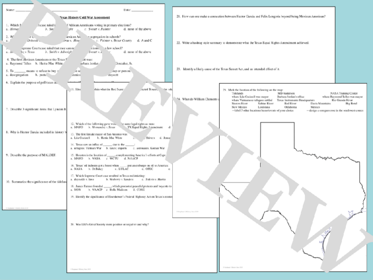 Cold War in Texas Quiz