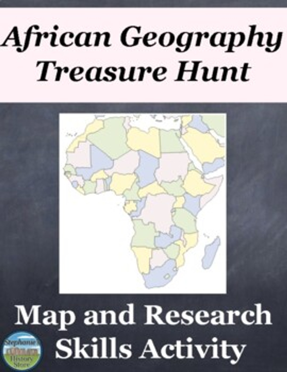 African Geography Map and Research Skills Activity