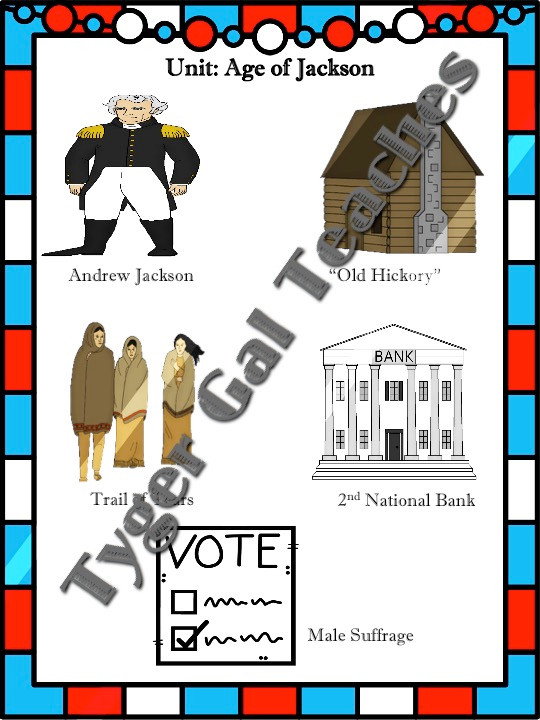 Unit Overview Page-Age of Jackson - Amped Up Learning