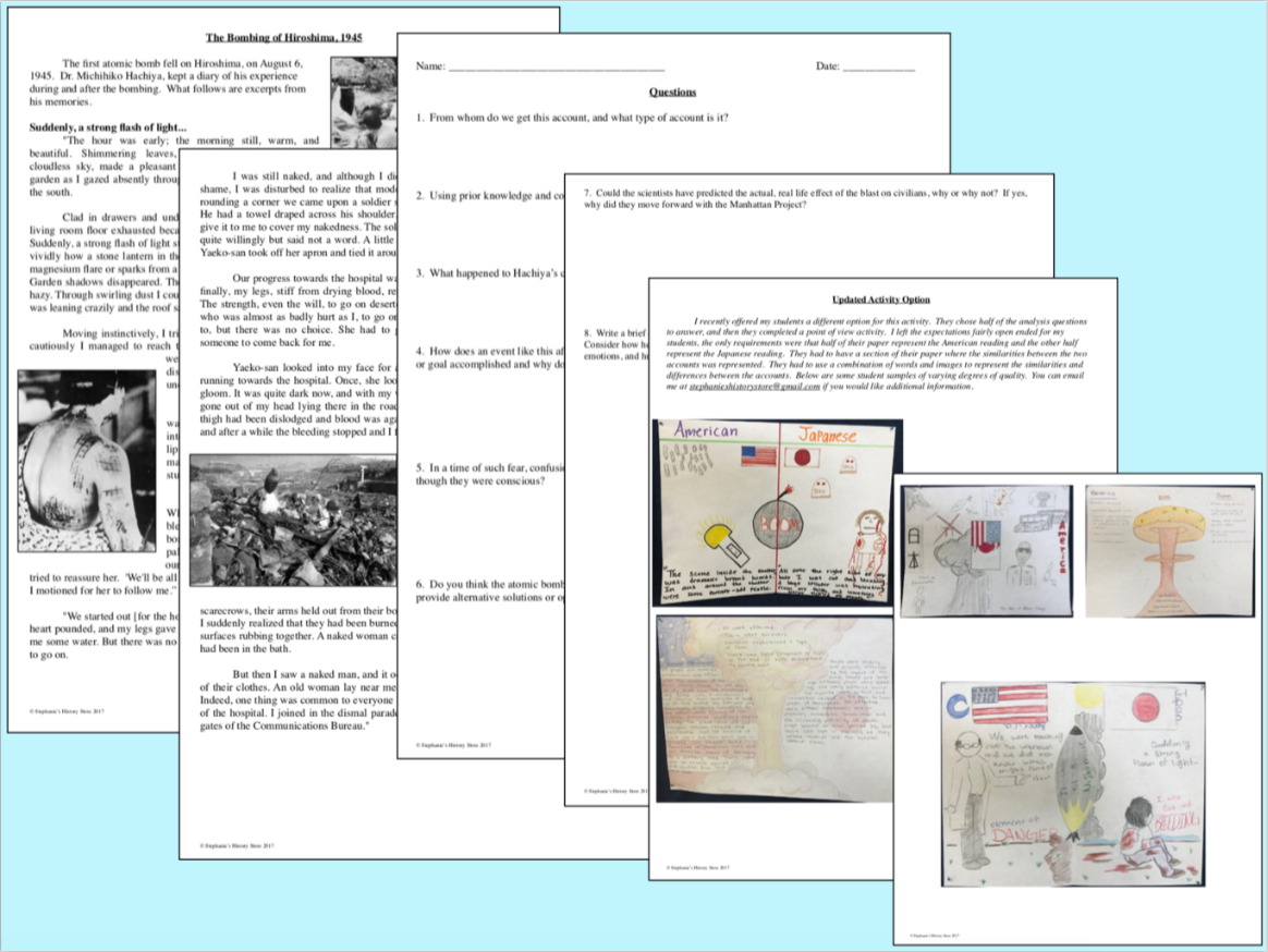 The Atomic Bomb Primary Source Analysis