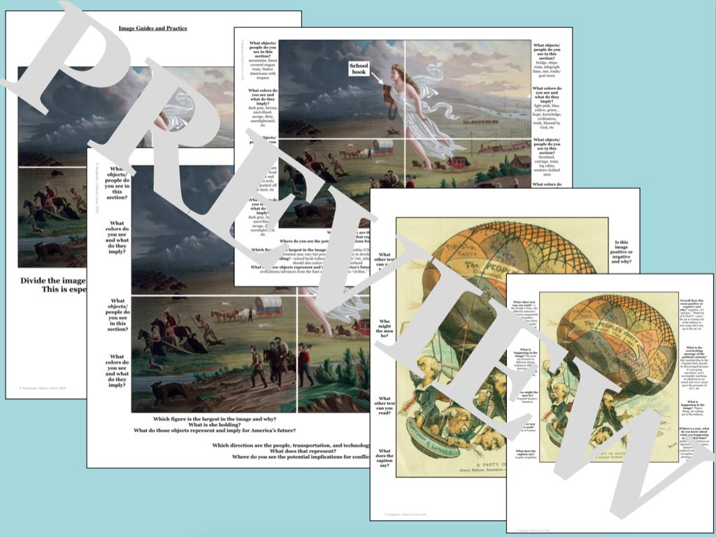 How to Analyze Primary Sources Guide and Graphic Organizers