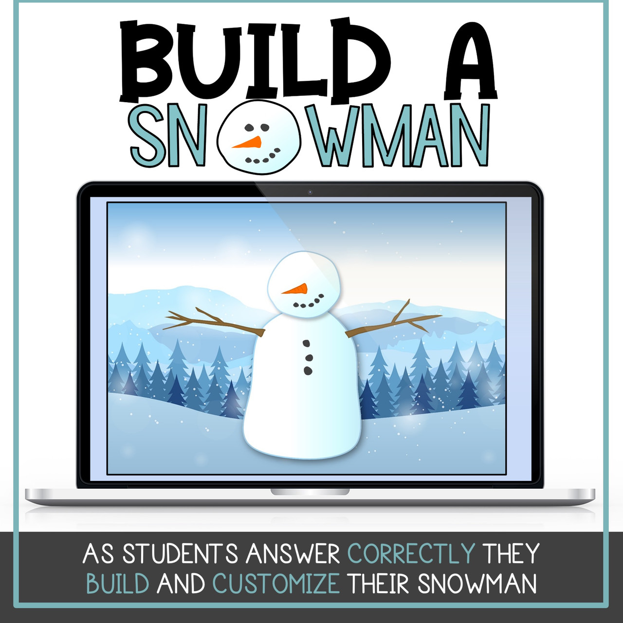 Percent Proportion Build a Snowman Self-Checking Google Sheets Activity ...