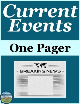 Current Events One Pager