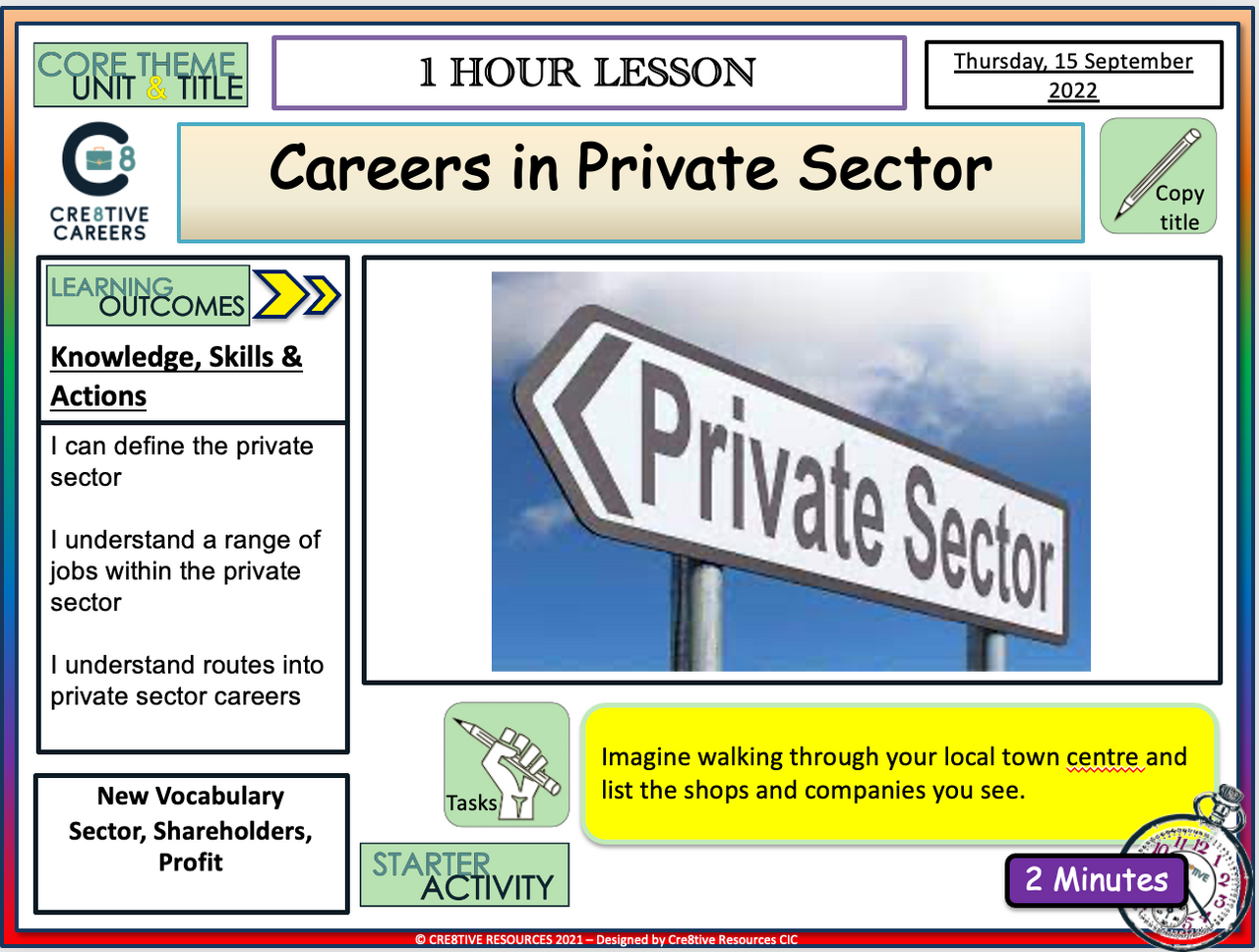 Careers in Private Sector - Amped Up Learning