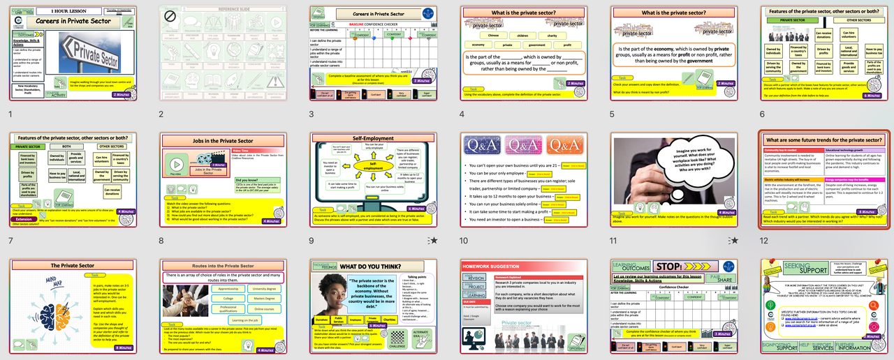 Careers in Private Sector - Amped Up Learning