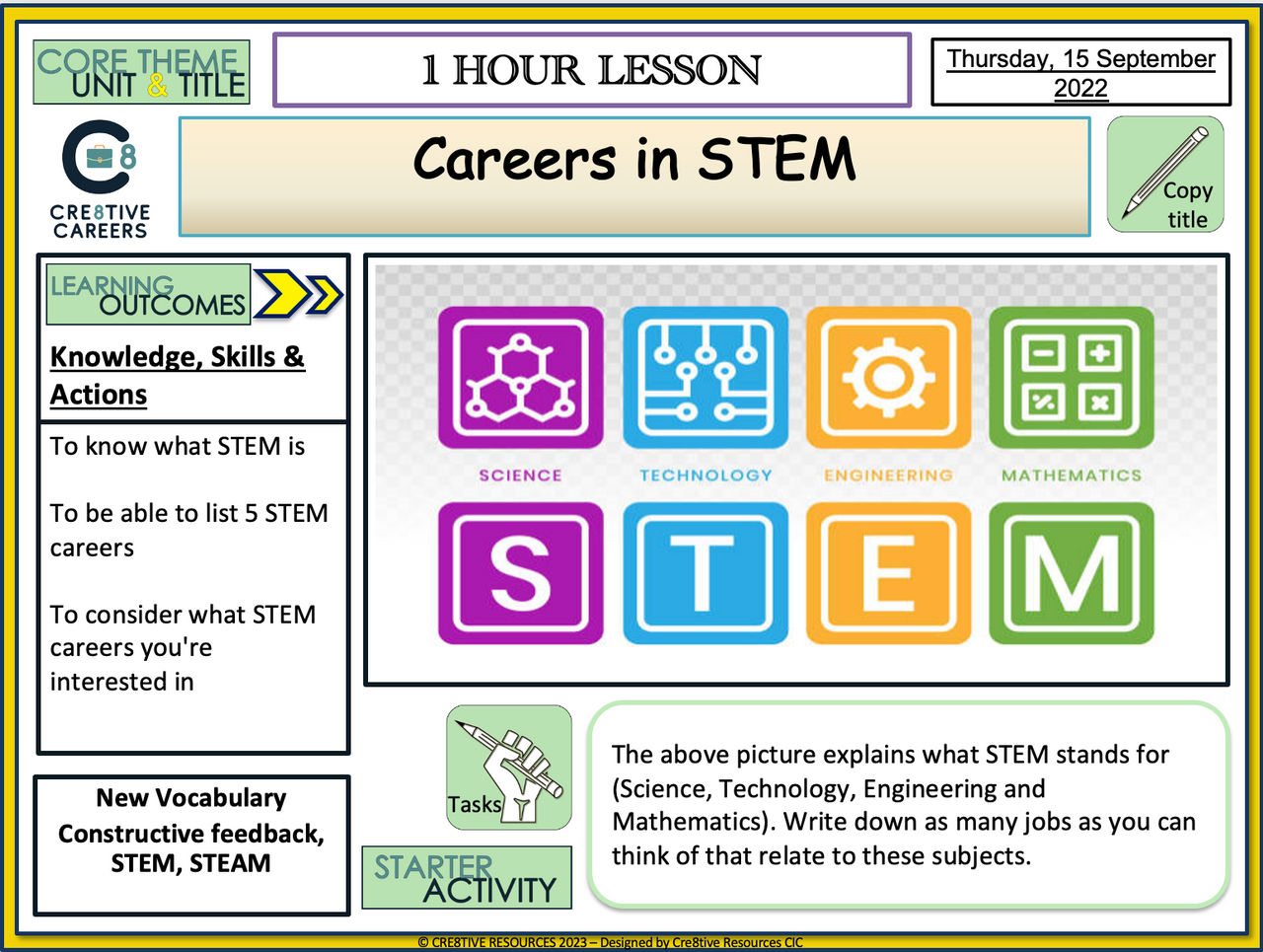 Careers in STEM - Amped Up Learning