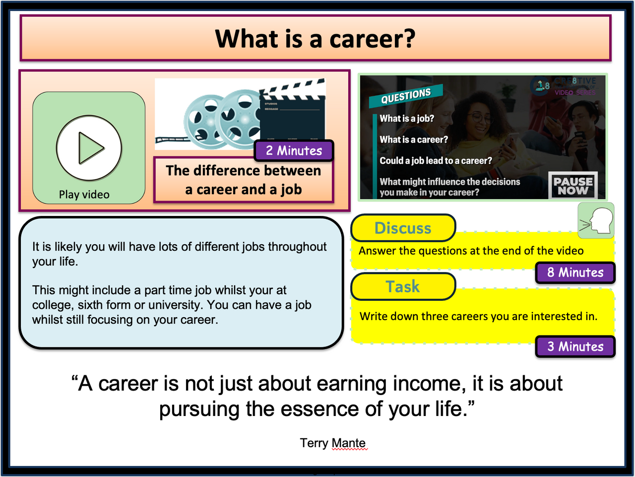 Career Life Goals - Amped Up Learning