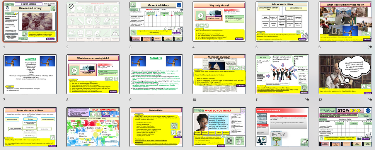 Careers in History - Amped Up Learning