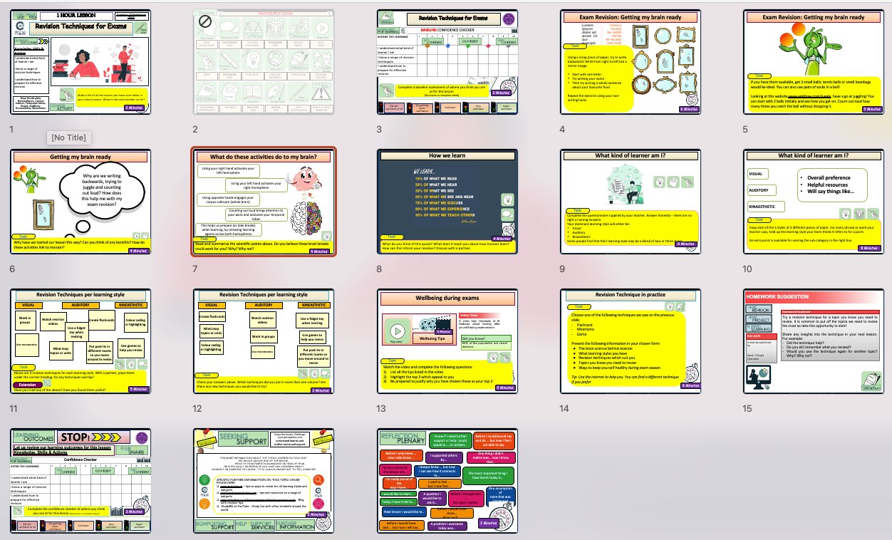 Revision Techniques - Amped Up Learning