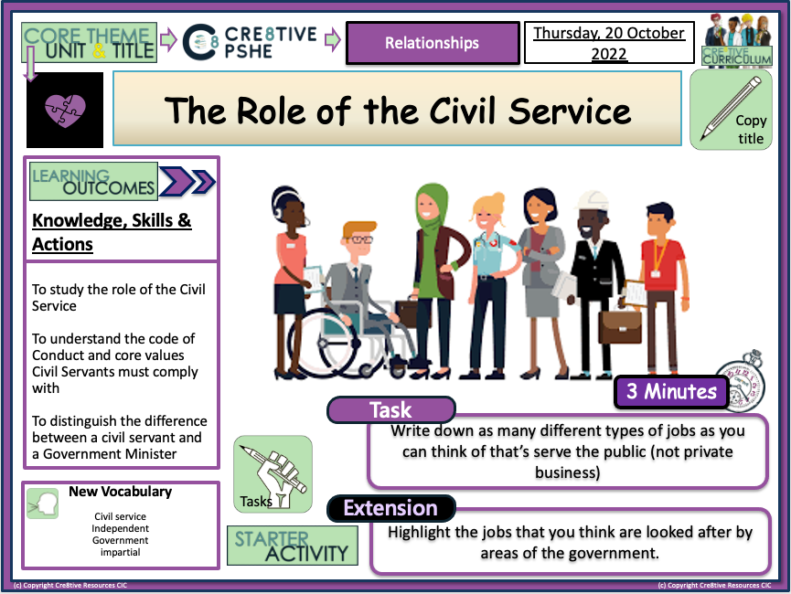 Role of Civil Service - Amped Up Learning