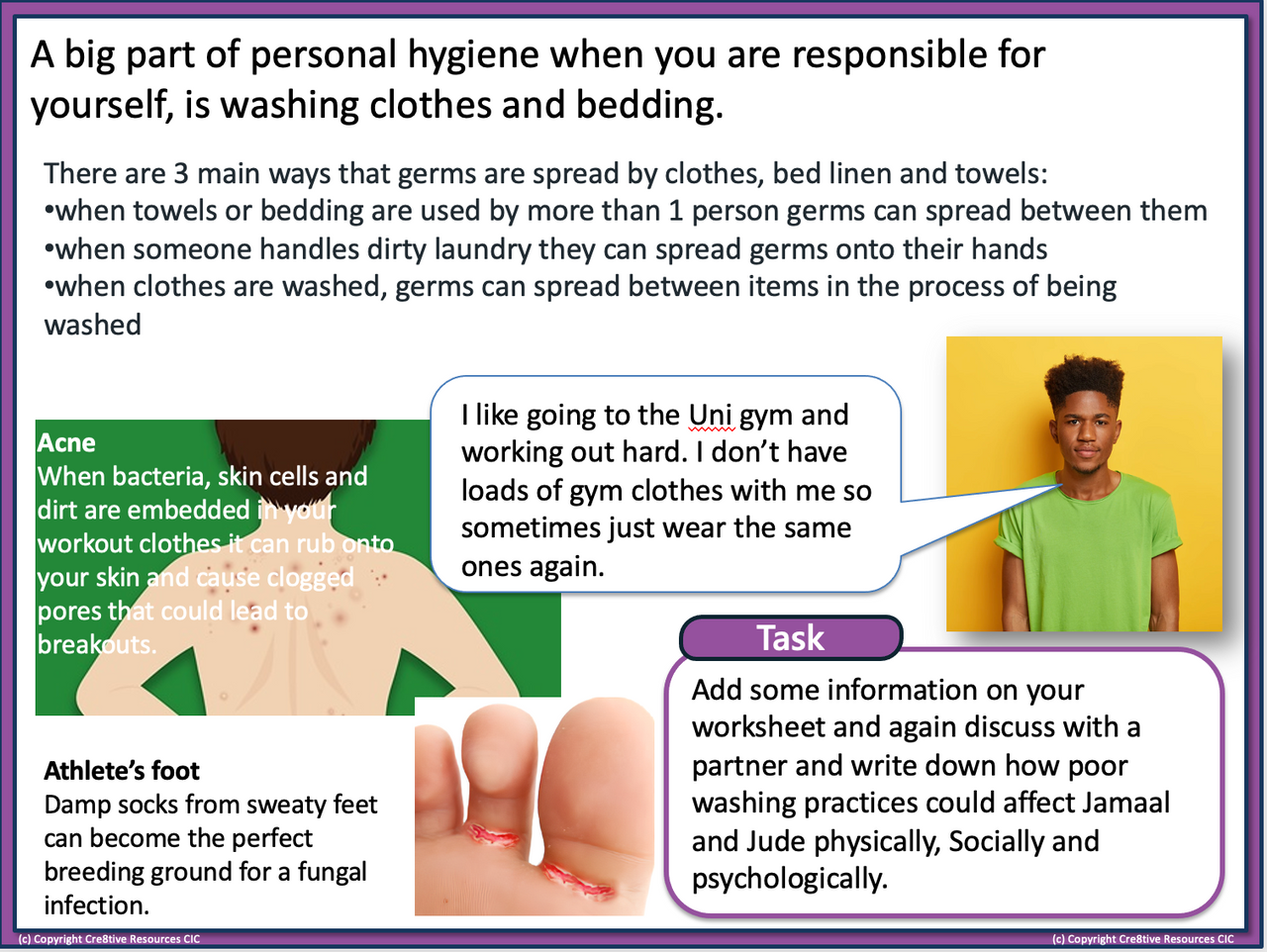 Personal Hygiene as a young adult