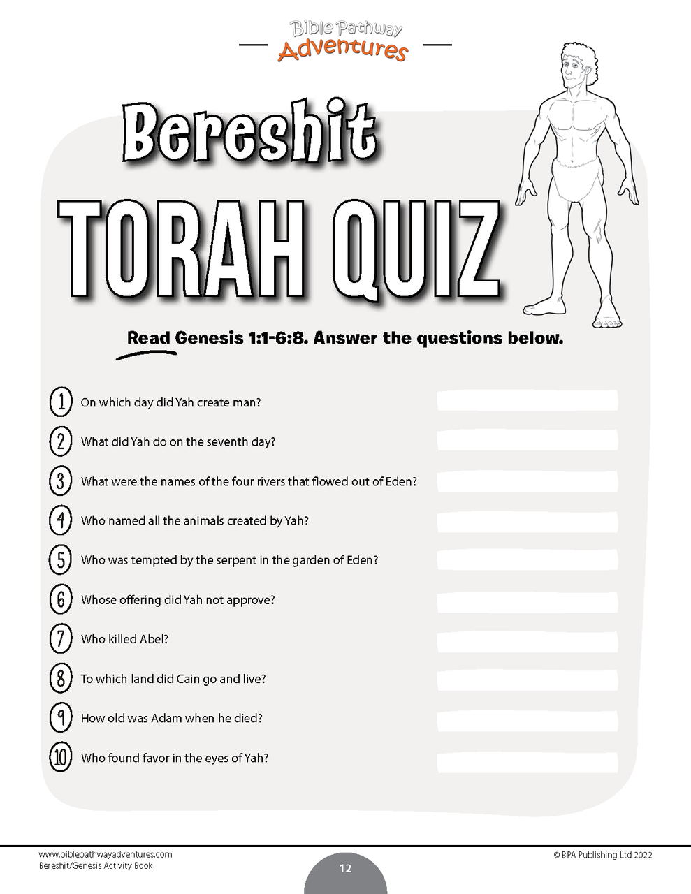 BUNDLE: Torah Portion Activity Books