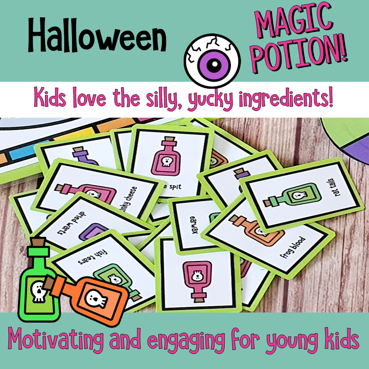 Halloween Magic Potion Board Game - Amped Up Learning