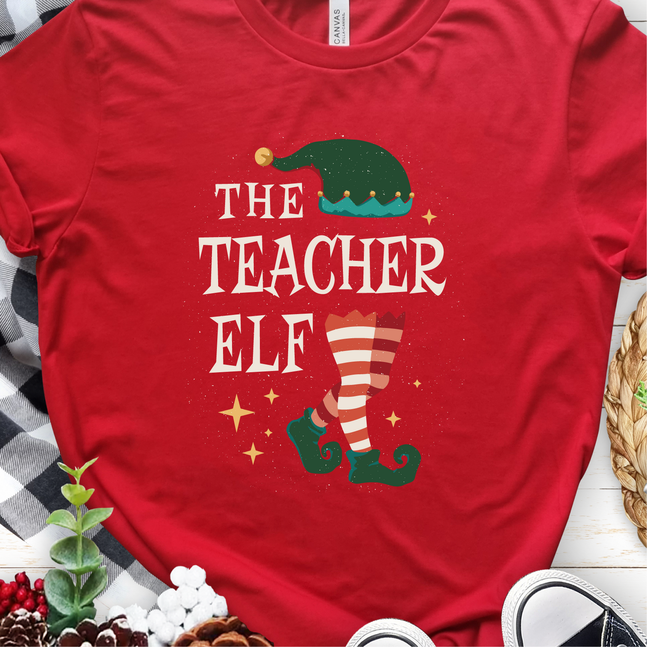 "The Teacher Elf" Shirt