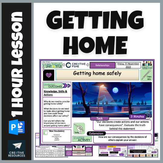 Getting Home safe - Amped Up Learning