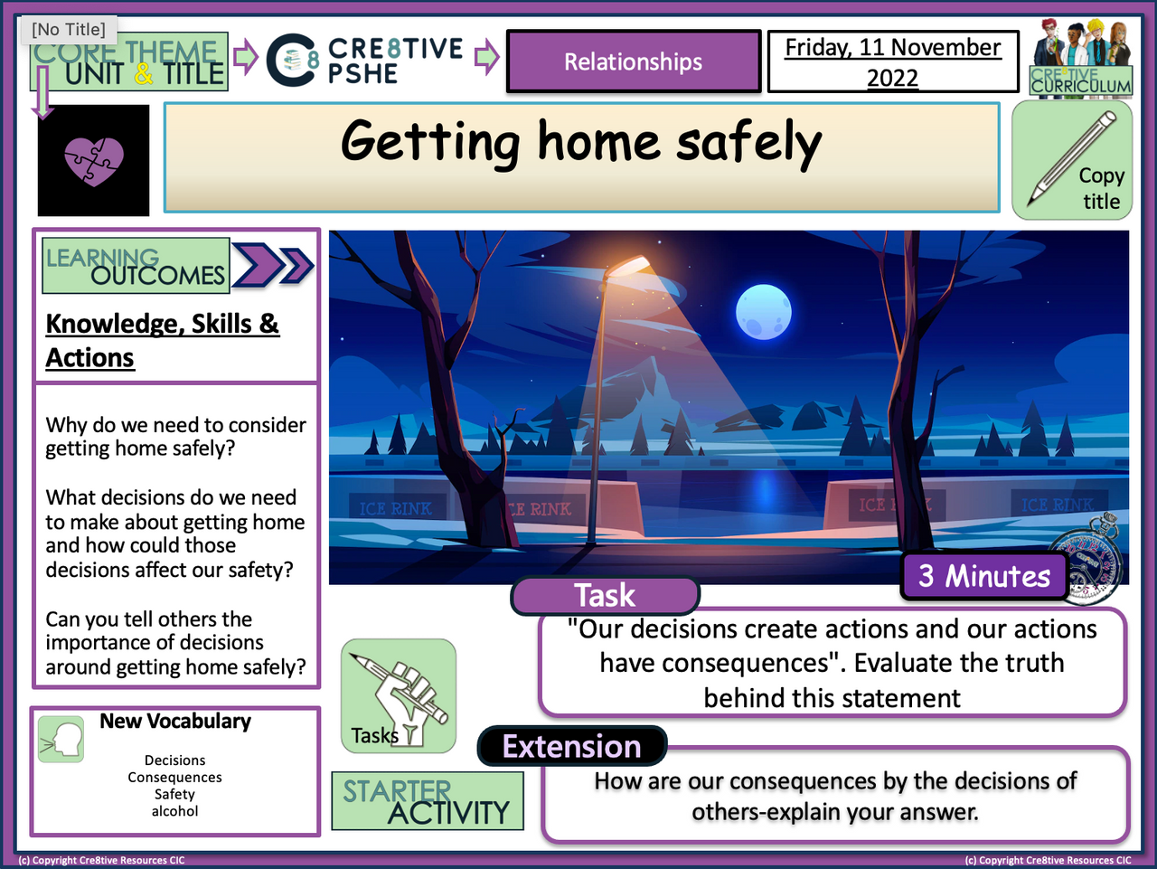 Getting Home safe - Amped Up Learning