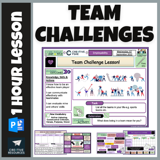 Teamwork Challenge Lesson - Amped Up Learning