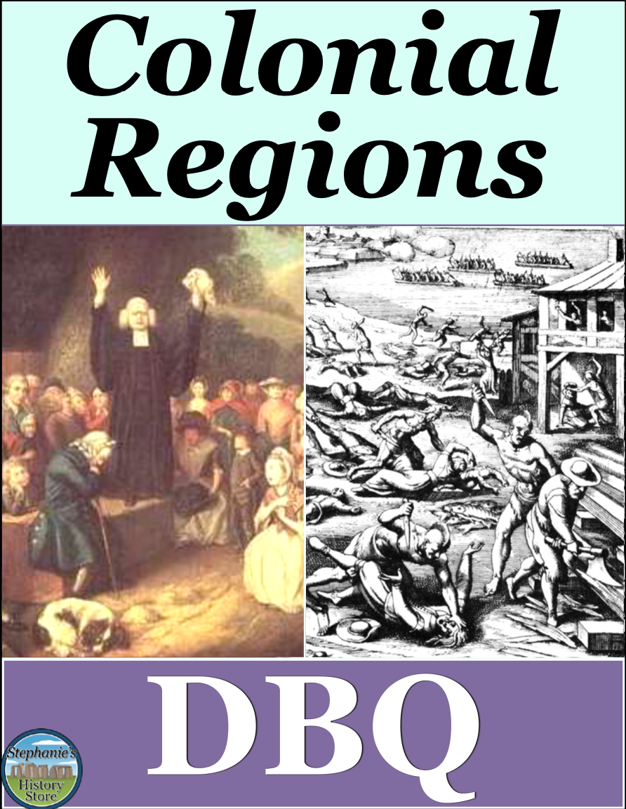 Foundation of the 13 Colonies DBQ