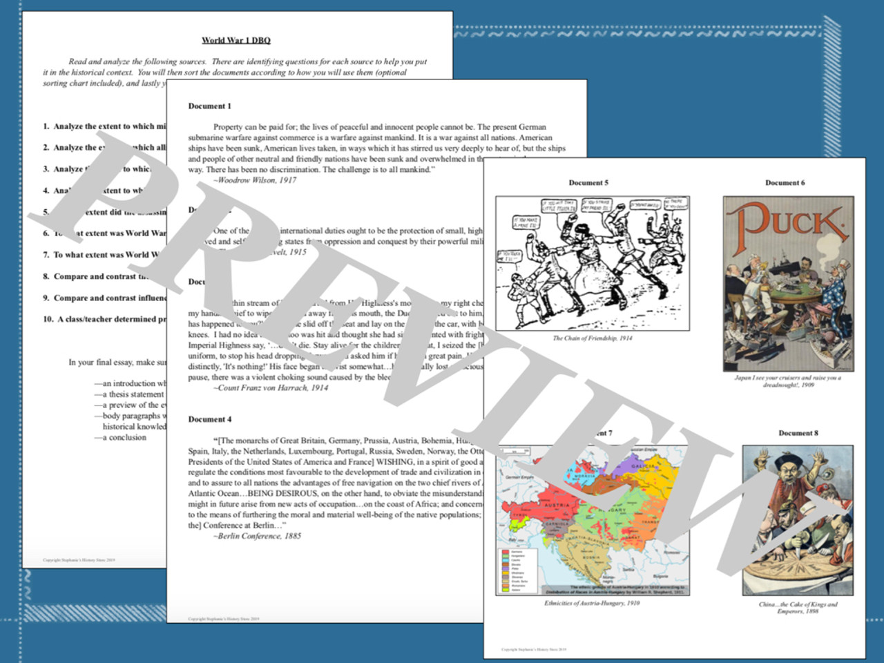 Causes Of WW1 DBQ causes-of-ww1-dbq