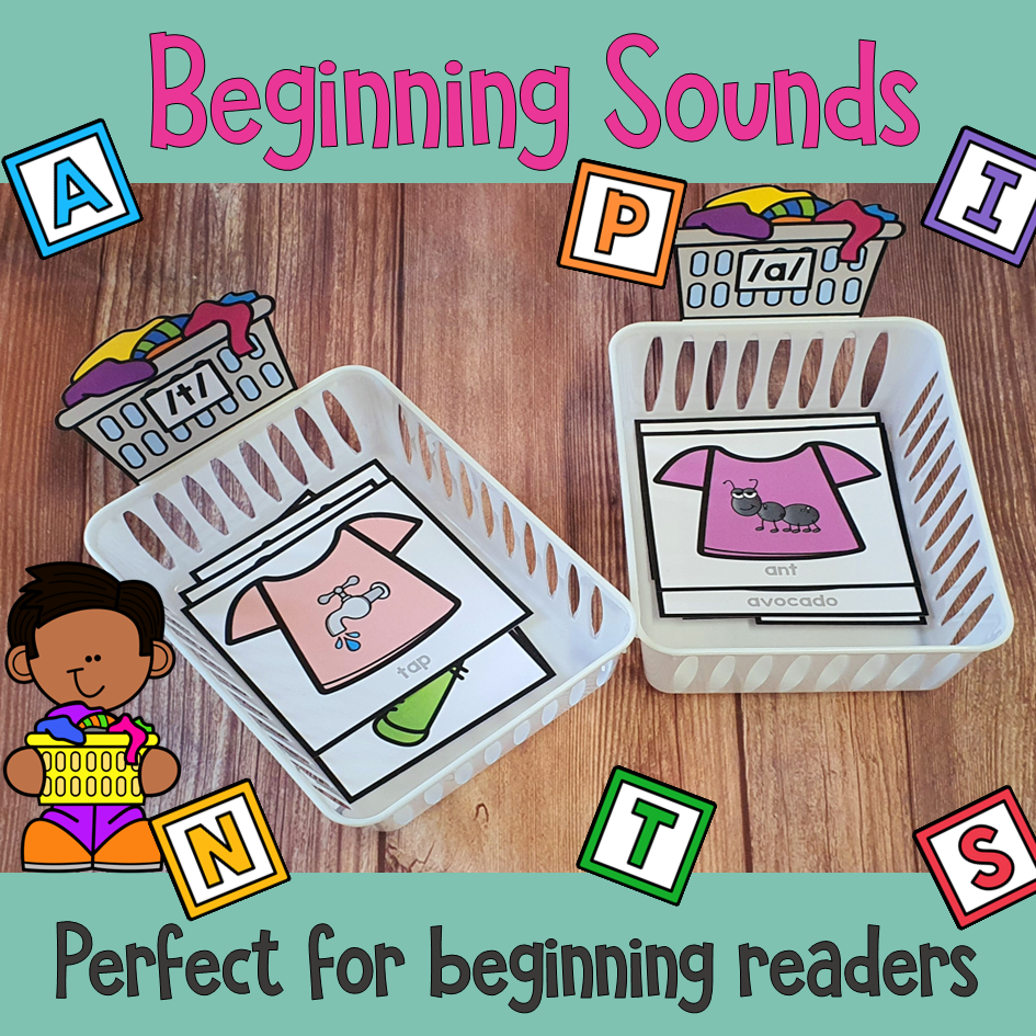 Hanging Out the Clothes Beginning Sound Activity Phonological Awareness ...