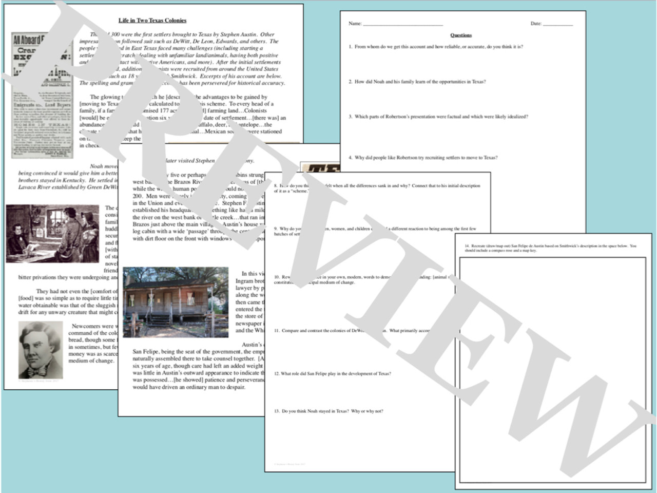 Texas Colonization Bundle