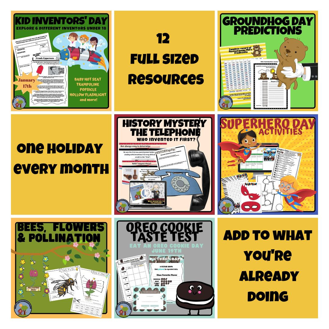 Year Long Holiday Bundle - Amped Up Learning