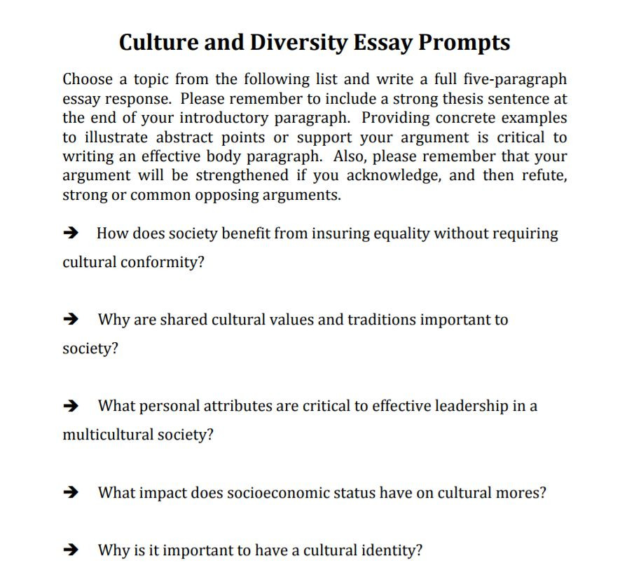 Culture, Diversity, Equality, Prejudice, and Tolerance - Supplemental ...