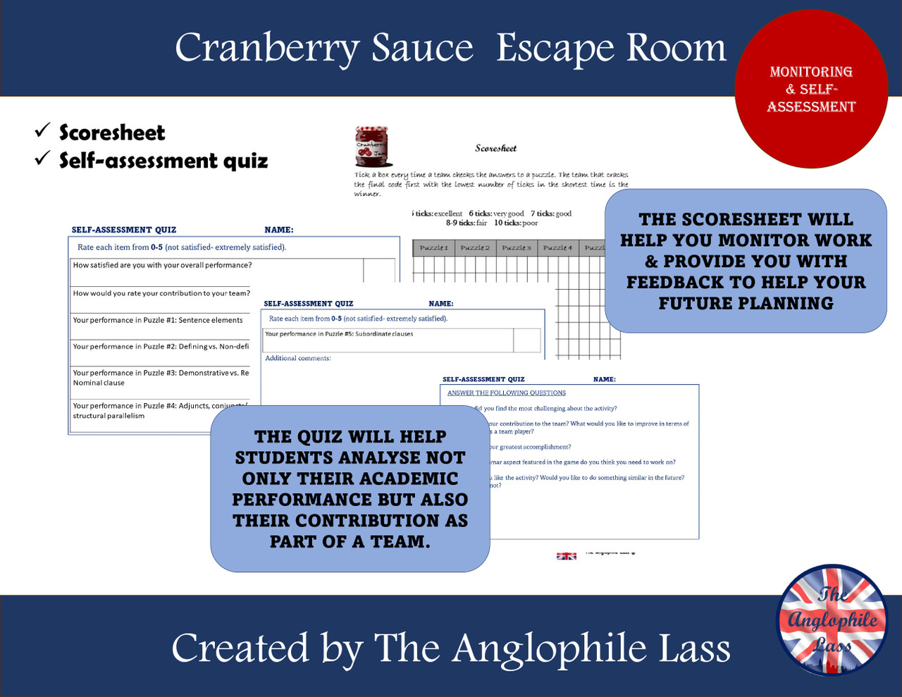 Complex Sentences Escape Room | Subordinating conjunctions | Gr 11 - 12