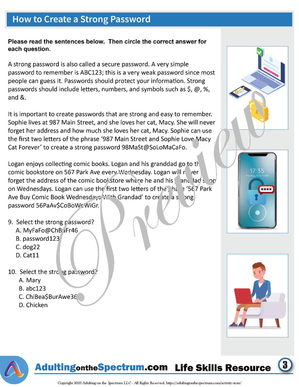 Essential Life Skills Activity for Teens and Adults - How to Create a ...