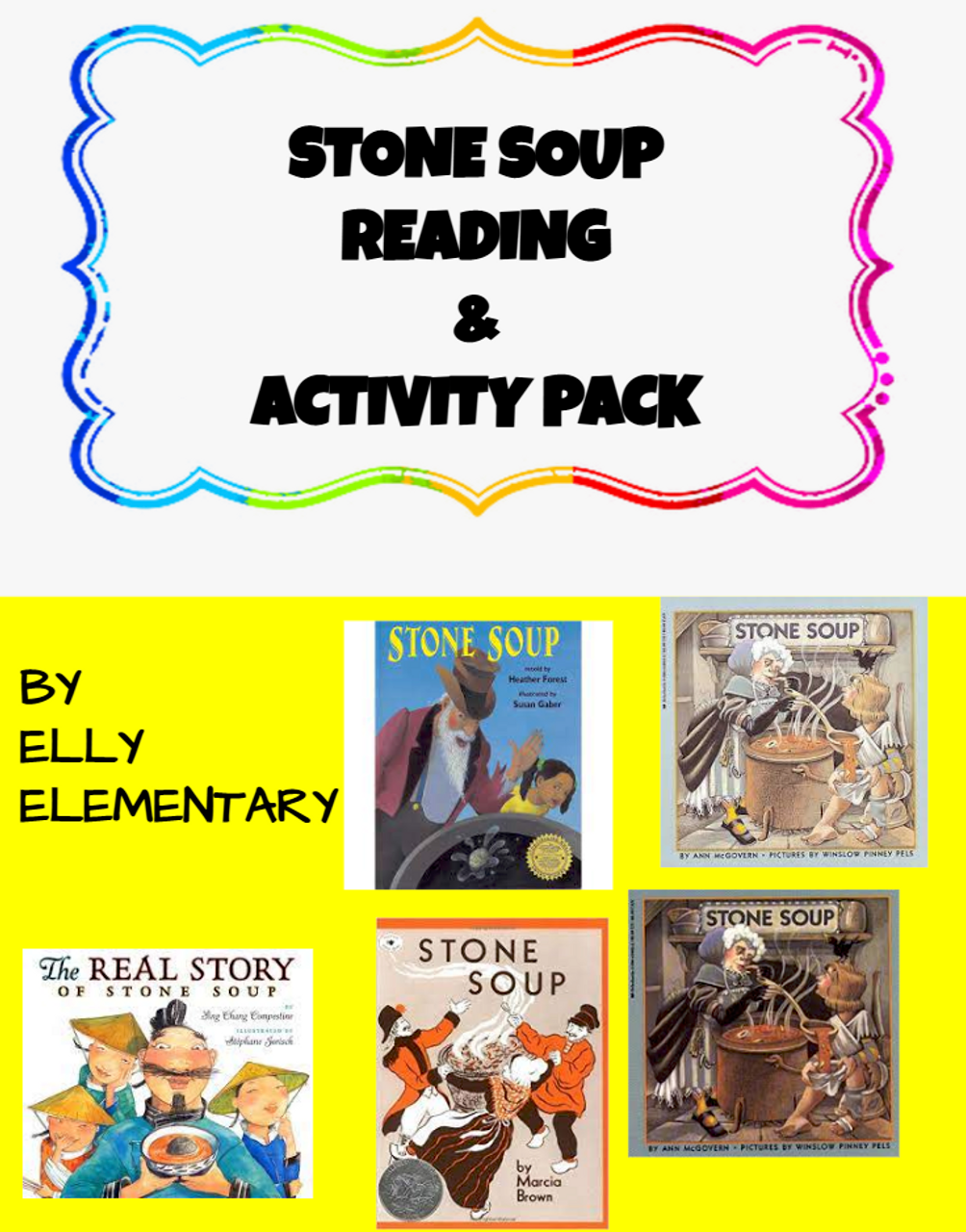 STONE SOUP READING LESSONS & EXTENSION ACTIVITIES - Amped Up Learning