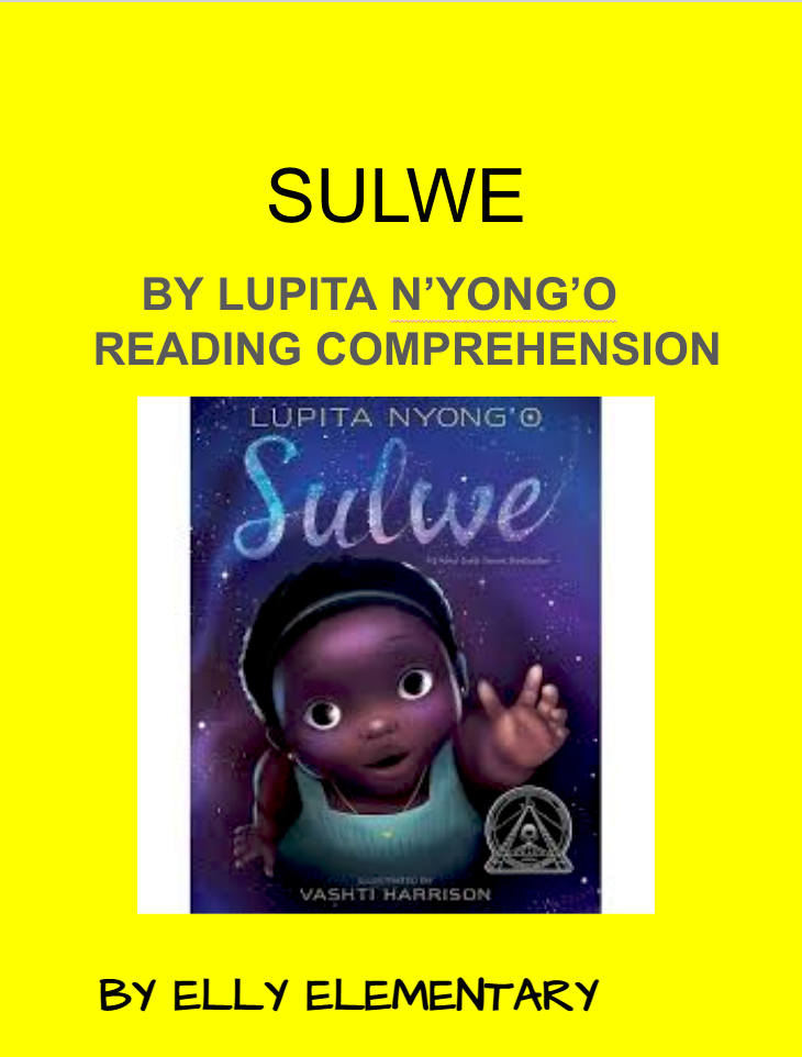 Sulwe by Lupita Nymg'o Reading Comprehension Worksheet - Amped Up Learning