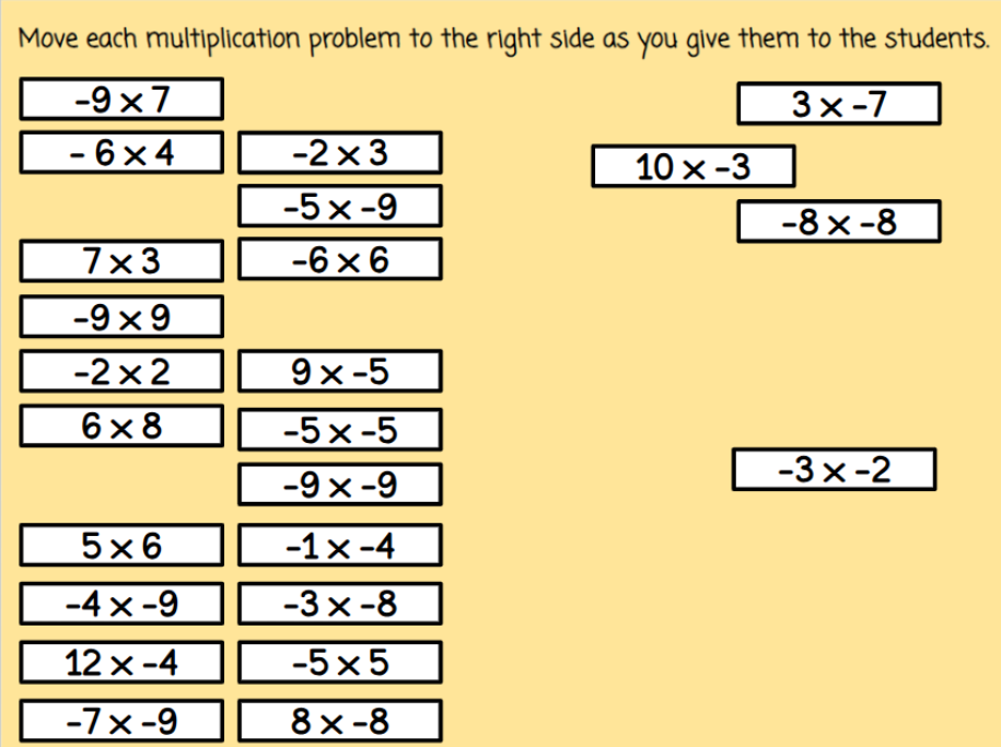 New Year's Integer Multiplication Bingo - Amped Up Learning
